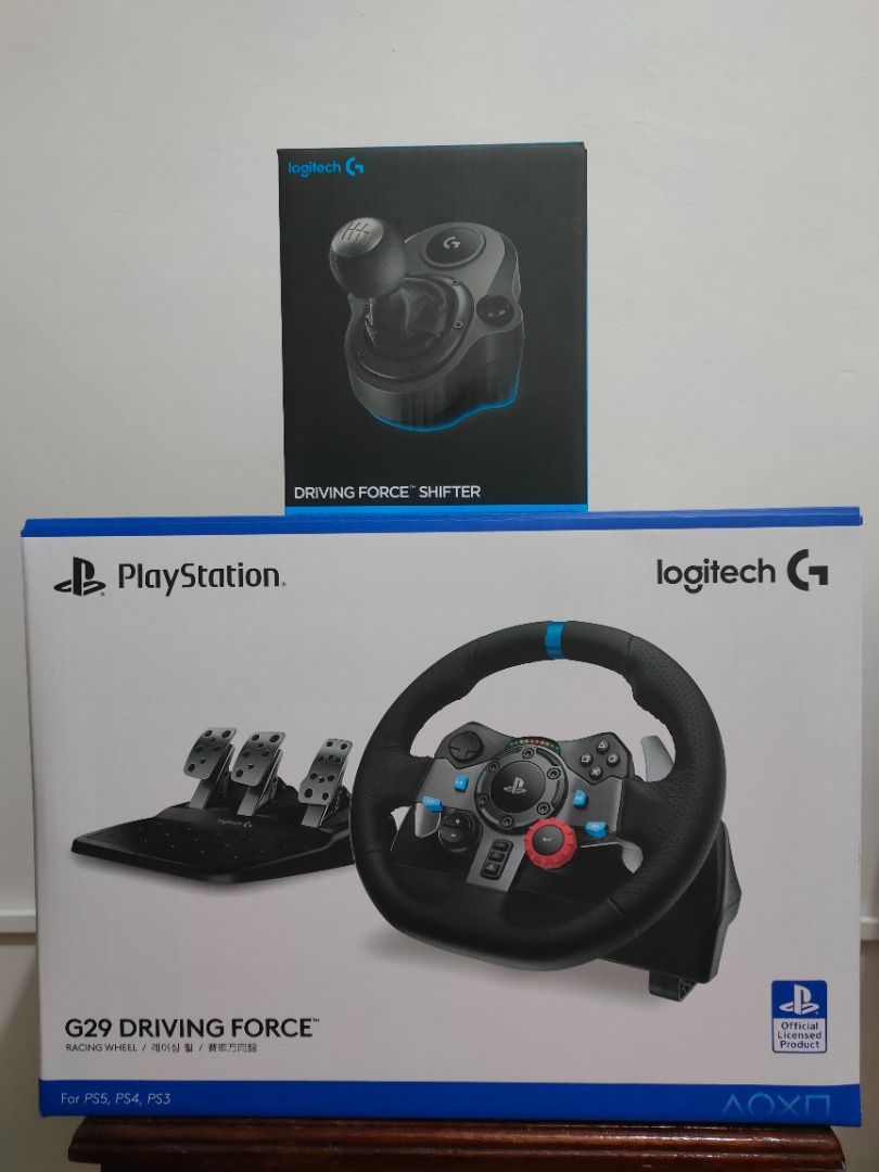 Logitech G29 Driving Force for PlayStation (3,4,5) and PC Compatible ...