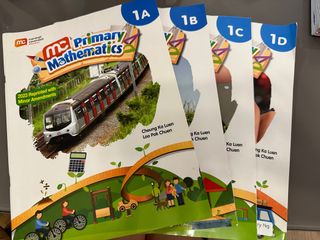 MC Primary Mathematics 5A,B,C &D, 興趣及遊戲, 書本 & 文具, 教科書 - Carousell