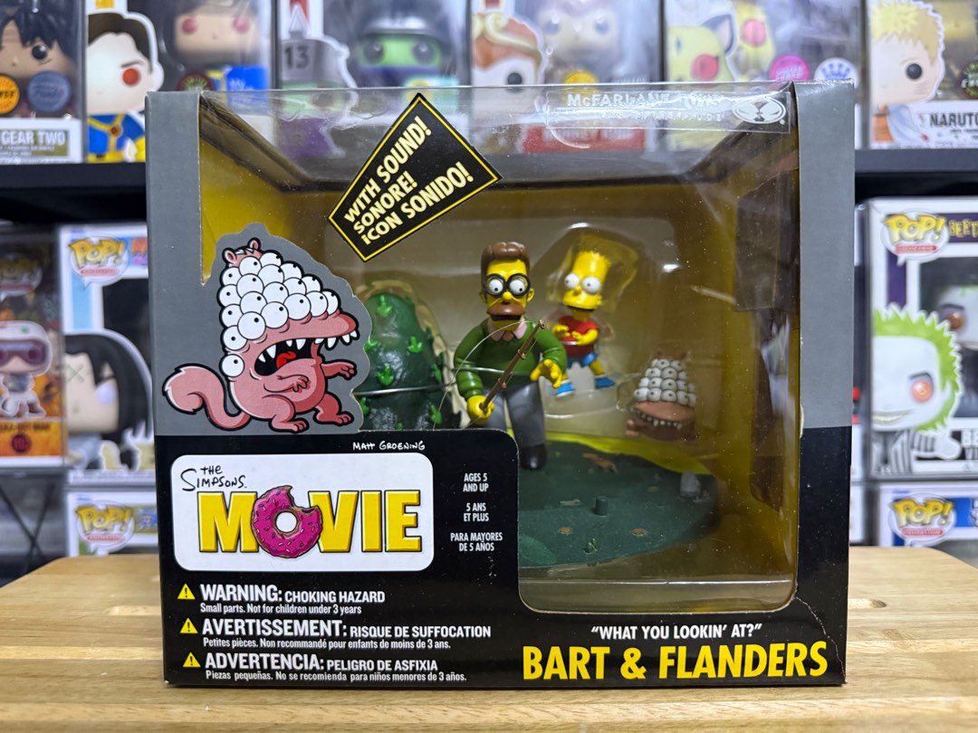 McFarlane Simpsons Movie Bart & Flanders Deluxe Box Set Figure, Hobbies ...