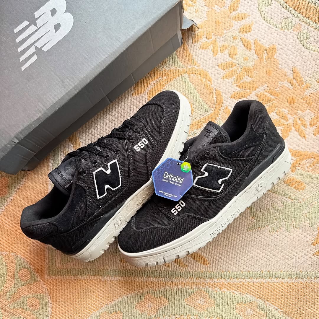 NEW BALANCE 550 MAGNET BLACK WHITE, Men's Fashion, Footwear, Sneakers on Carousell