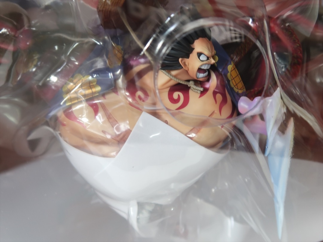 One Piece POP SA-MAXIMUM Monkey D. Luffy Gear 4 Bounce Man Ver.2 Megahouse Figure Boundman one ...