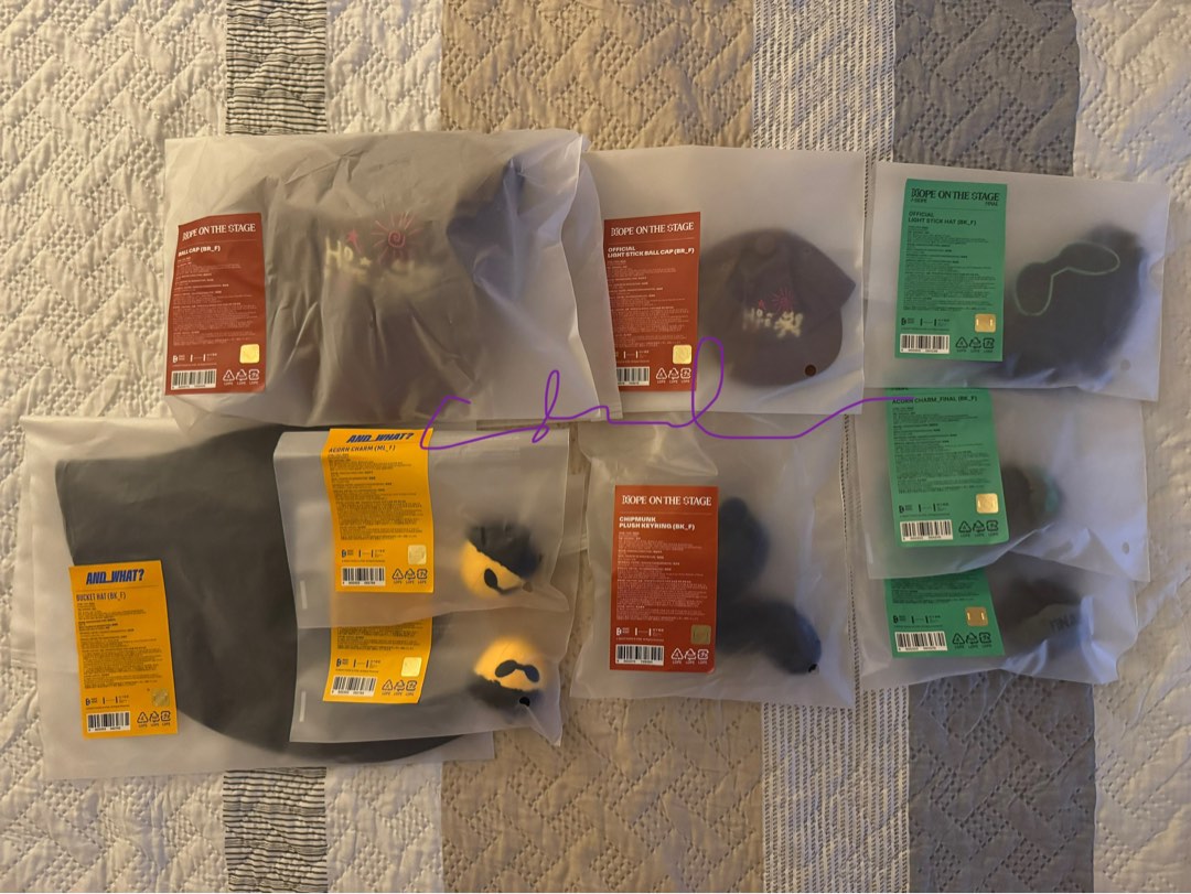 [ONHAND] BTS JHOPE MERCH - Hope on the Stage / THE FINAL / AND WHAT ...