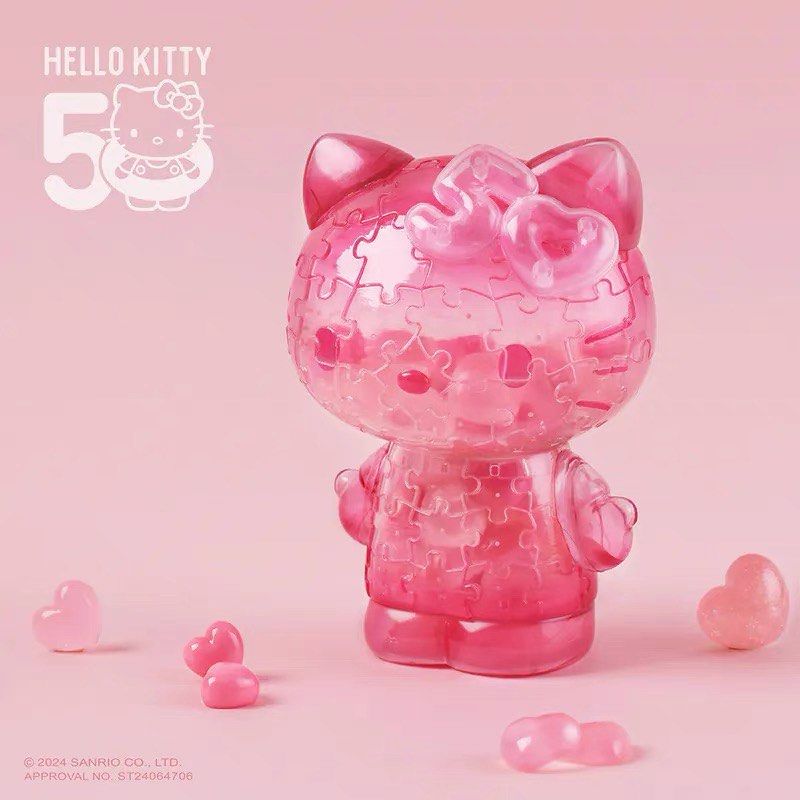 [PO] Hello kitty 50th anniversary taiwan exclusive 3D puzzle figurine ...