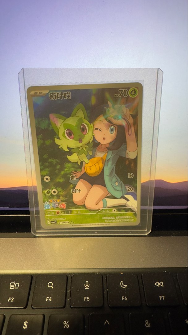 Pokemon Card - Sprigatito & Trainer, Hobbies & Toys, Toys & Games on ...