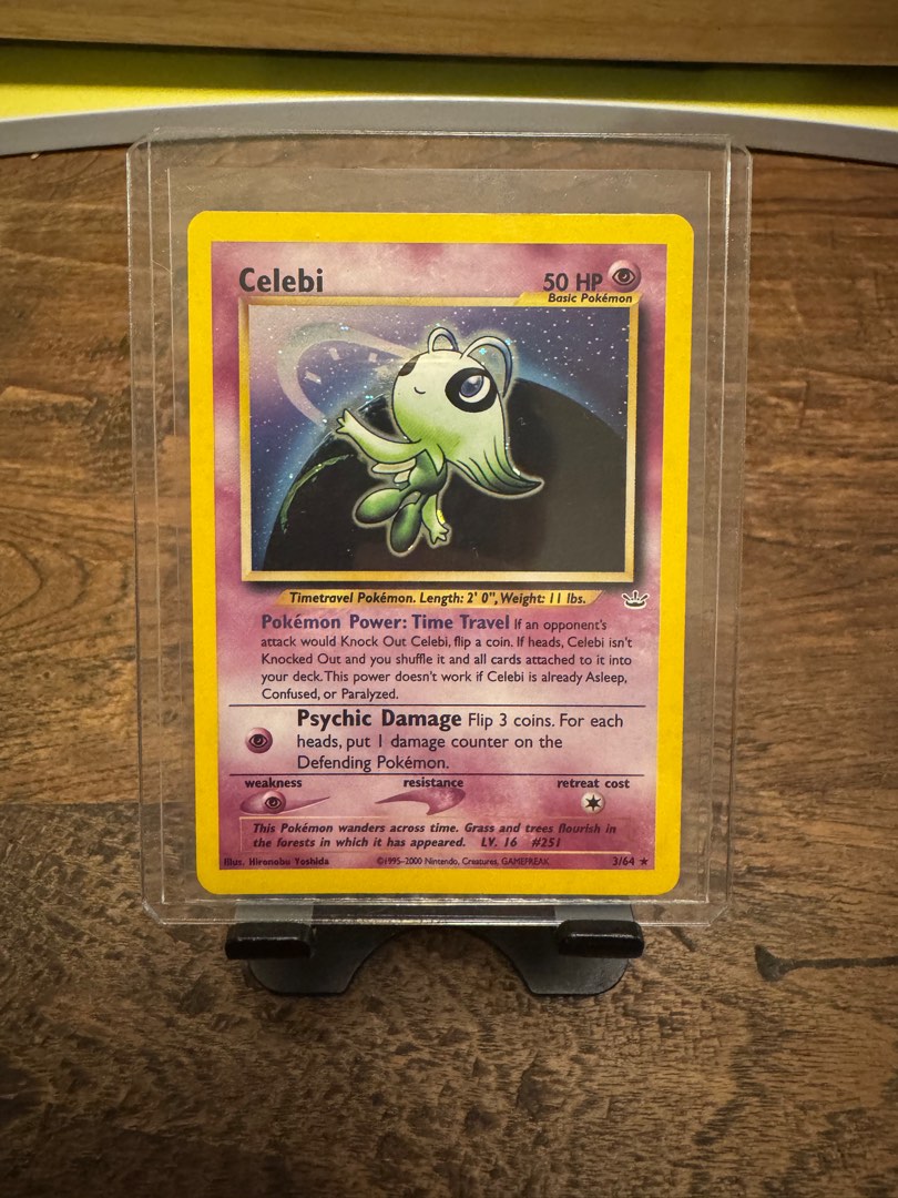 Pokemon Celebi #3 Neo Revelation, Hobbies & Toys, Memorabilia ...