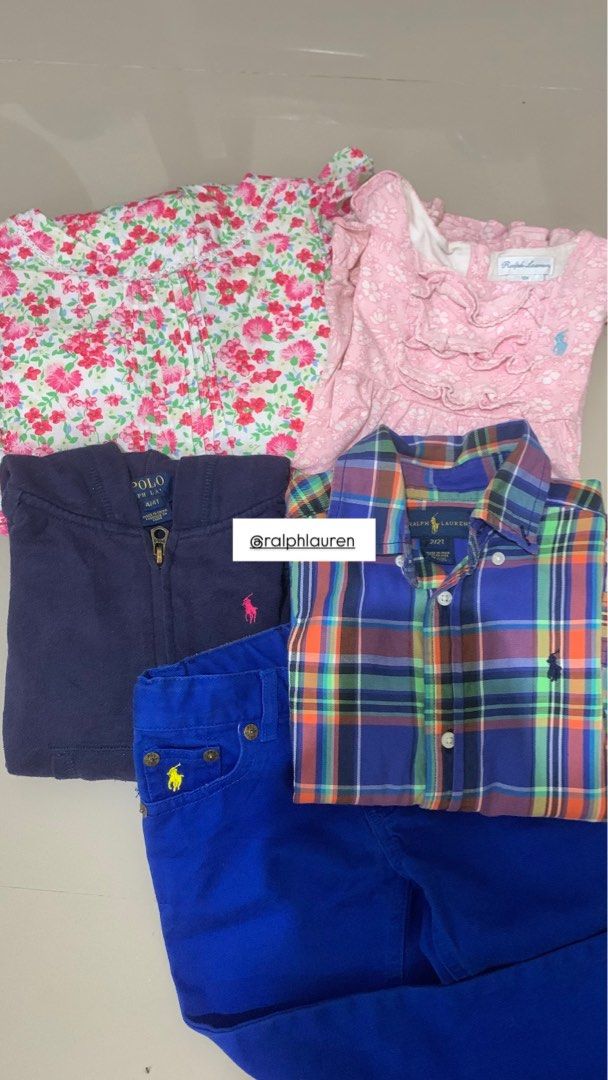POLO RALPH LAUREN brand anak cantik ganteng setelan kemeja celana jaket ...