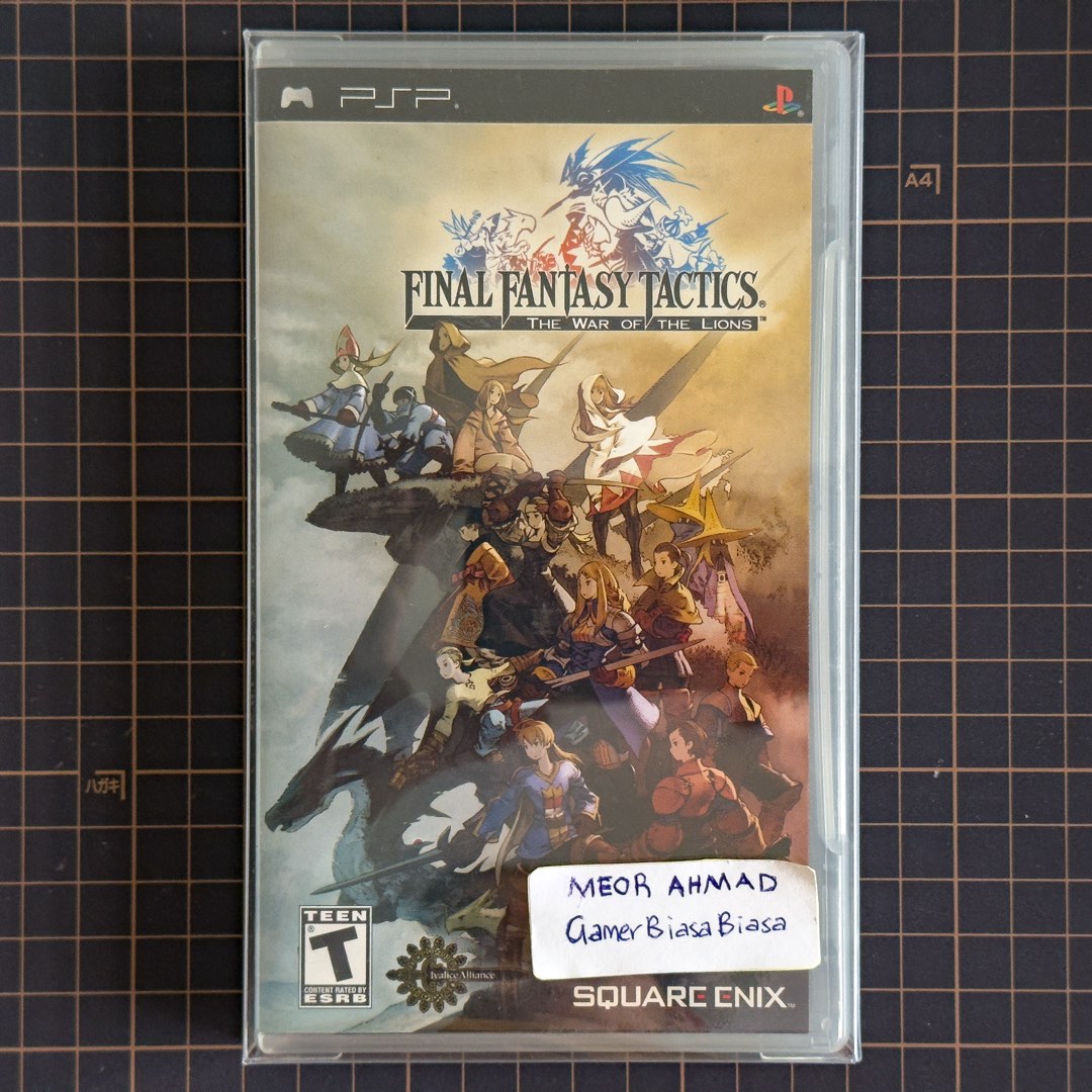 PSP Final Fantasy Tactics The War of the Lions, Video Gaming, Video ...