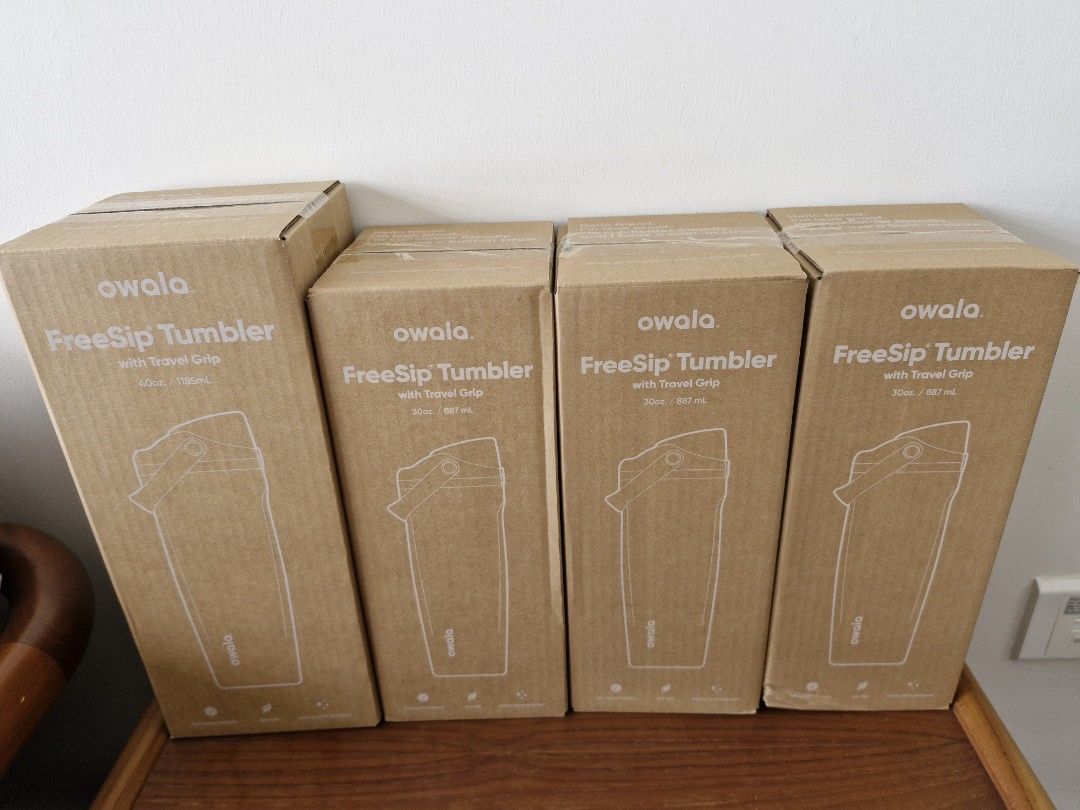 Ready Stock - Owala Freesip Sway 30oz, Lightly Toasted, Pretty in ...