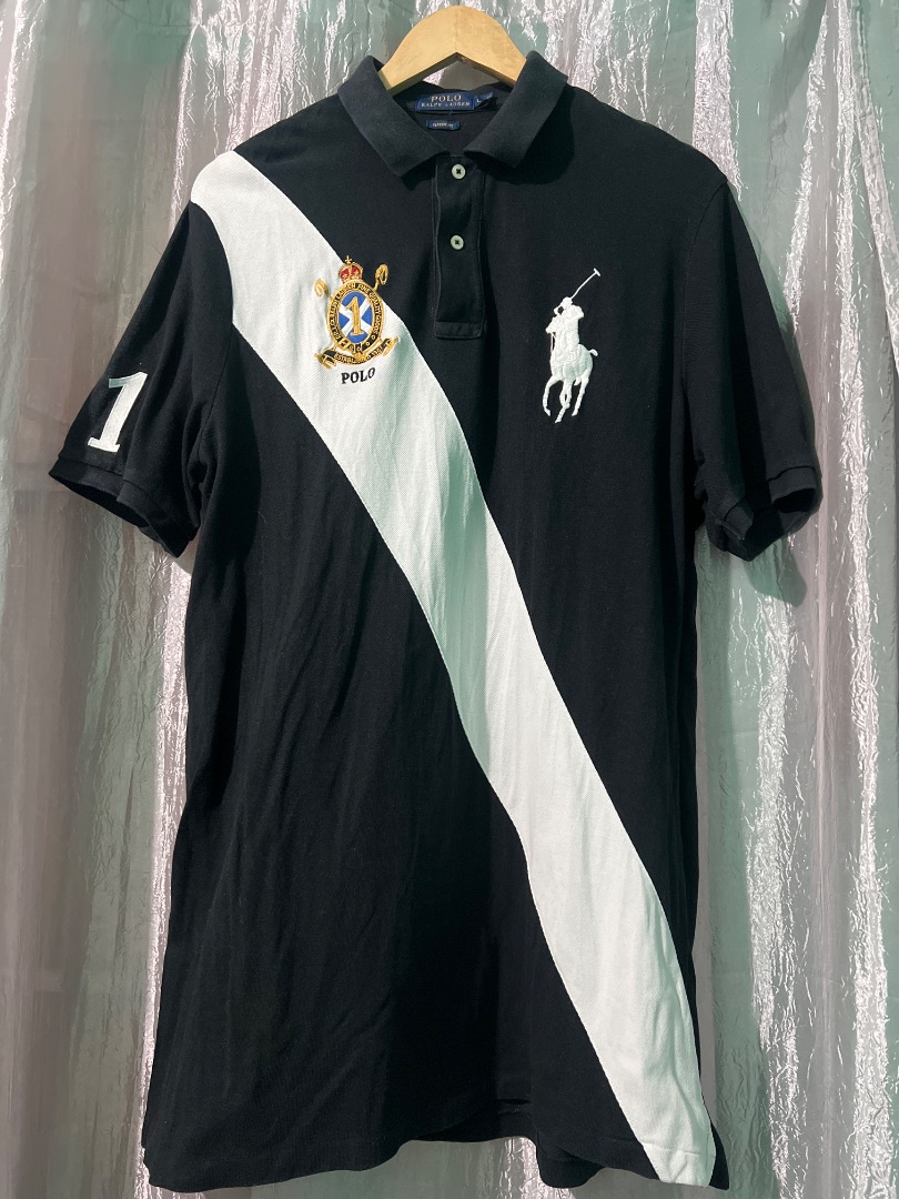 RL Ralph Lauren PRL Polo Shirt Authentic BIG PONY CROWN PATCH, Men's ...