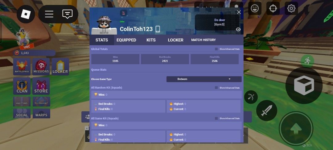 Roblox bedwars account stacked since 2020, Video Gaming, Video Games ...