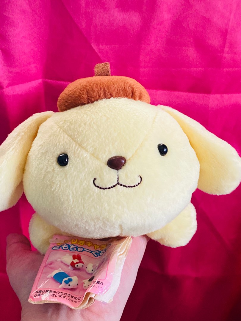 Sanrio Vintage 2001 Pompompurin kimochi Gurumi plush 580, Hobbies ...