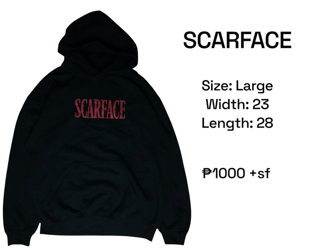SCARFACE, Men's Fashion, Coats, Jackets and Outerwear on Carousell