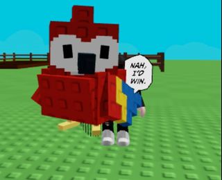 Scarlet Macaw from grow a garden roblox, Video Gaming, Gaming ...