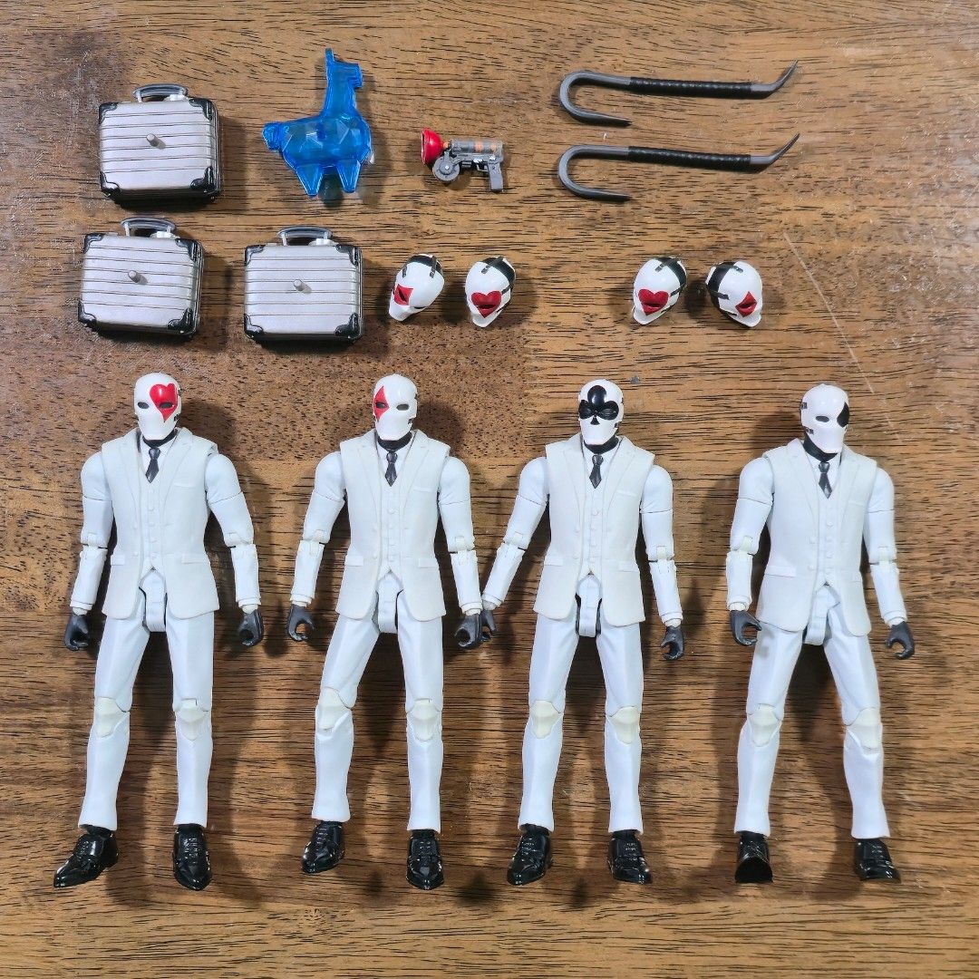 SET OF 6: Mcfarlane Fortnite - Skull Trooper, Nitehare, 4x Wildcard ...