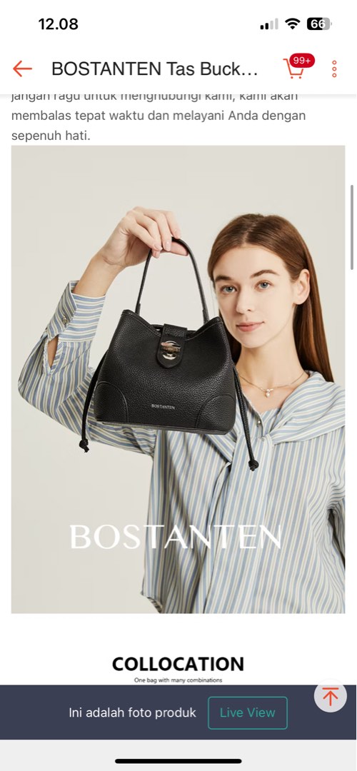 NETT!!! JUAL MURAH Tas Bostanten, Fesyen Wanita, Tas & Dompet di Carousell