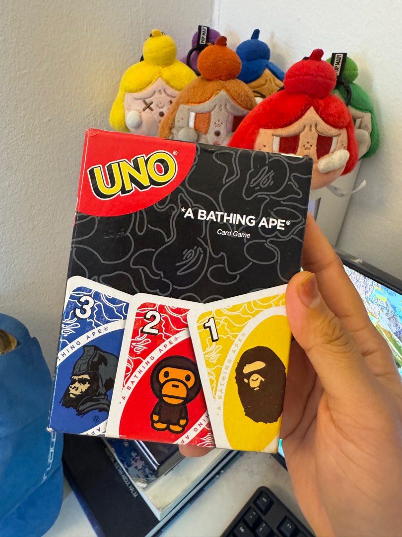 UNO x A bathing ape, Hobbies & Toys, Toys & Games on Carousell