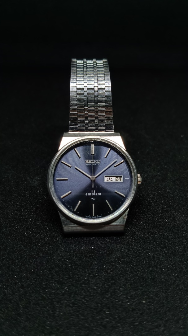 Vintage Seiko Emblem Automatic Hi-Beat JDM (not Orient, Citizen), Fesyen Pria, Jam Tangan di ...