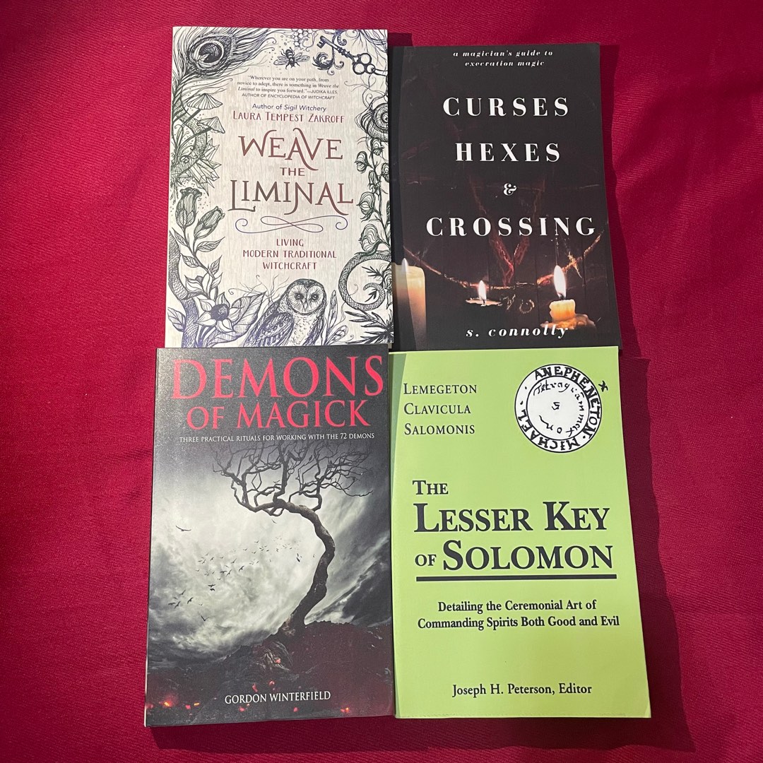 Witchcraft Books (The Lesser Key of Solomon, Demons of Magick, Weave ...