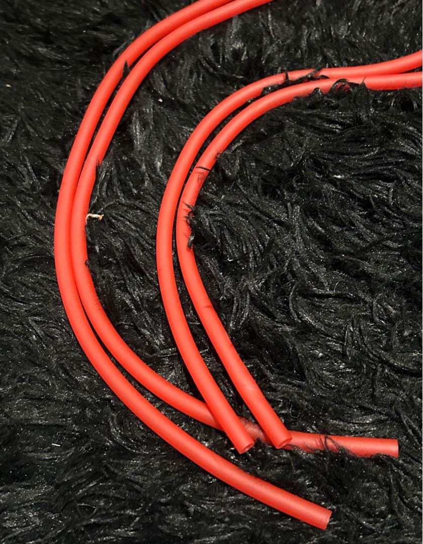 1x5mm 1meter Speargun Rubber Red Color Tubes for Spearfishing Rubber ...