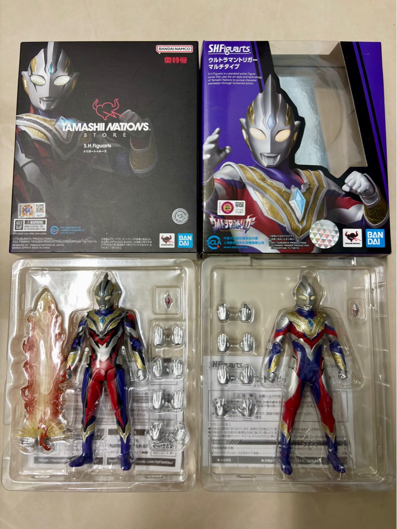 2 set Ultraman Trigger shf Truth Toy figure, Hobbies & Toys, Toys ...