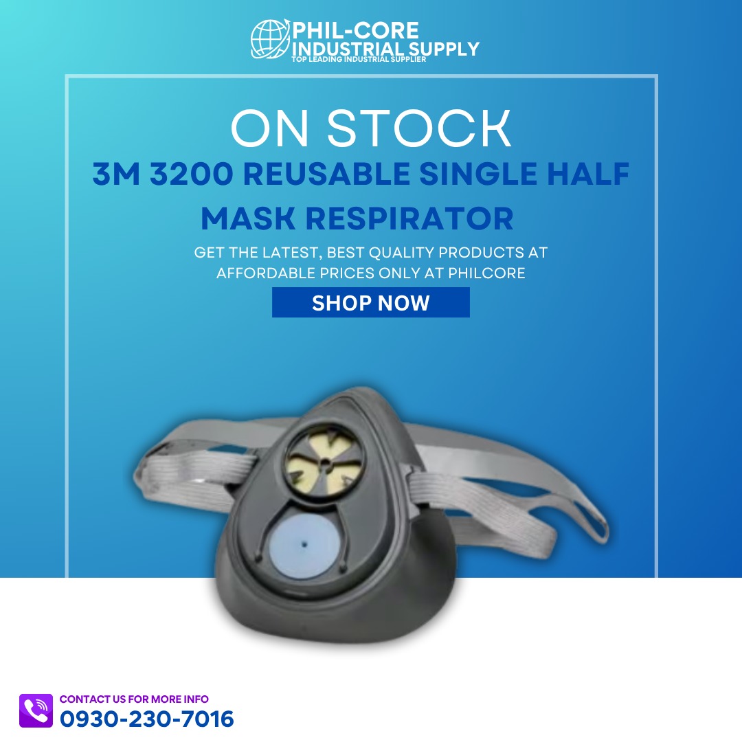 3m 3200 Reusable Single Half Mask Respirator, Breathing Mask,Safety ...