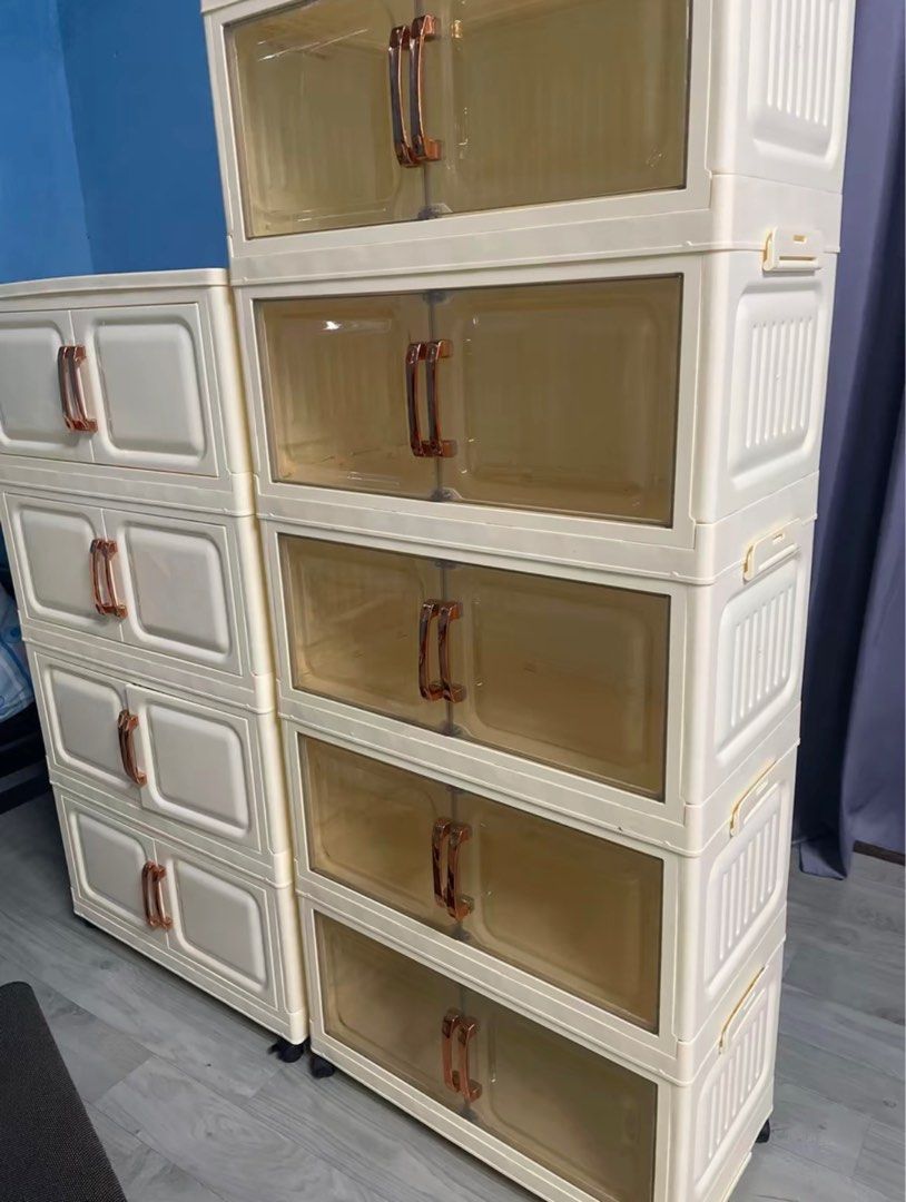 New stock 5tiers Storage cabinet Shelf with wheels, 5 layer 70cm width ...