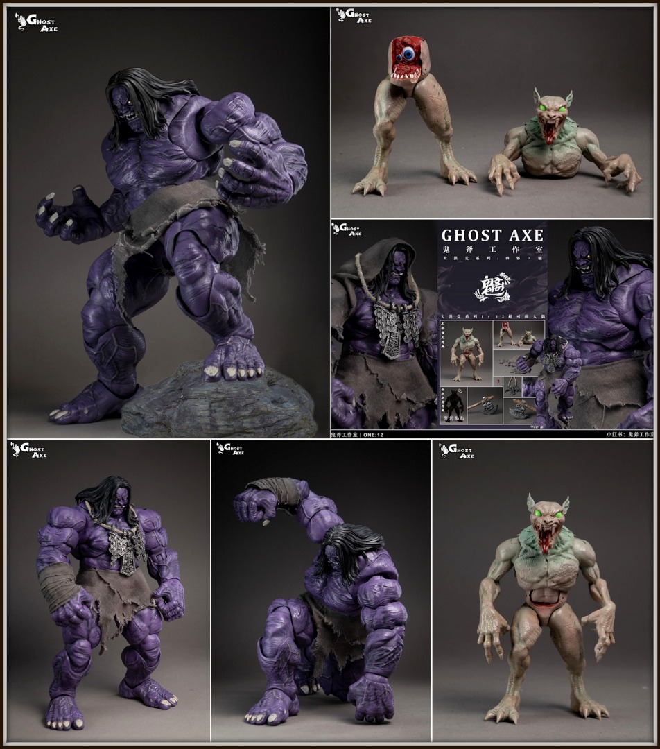 ⭐ [𝗣𝗿𝗲-𝗼𝗿𝗱𝗲𝗿] Axe Workshop 1/12 Scale Action Figure - Ghost Axe ⭐ ...