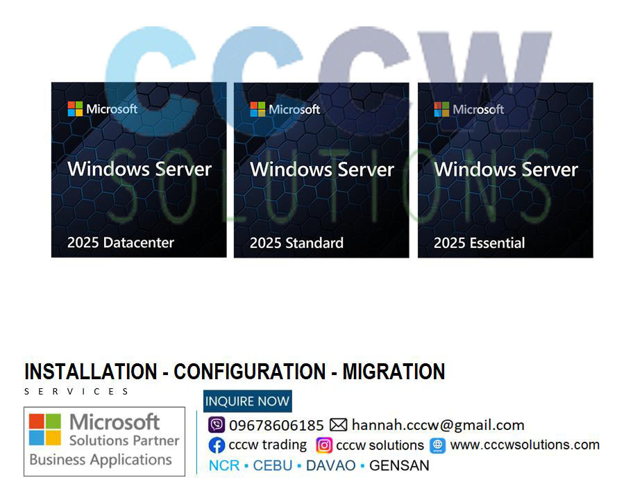 🔖 Windows Server 2025, Computers & Tech, Office & Business Technology ...
