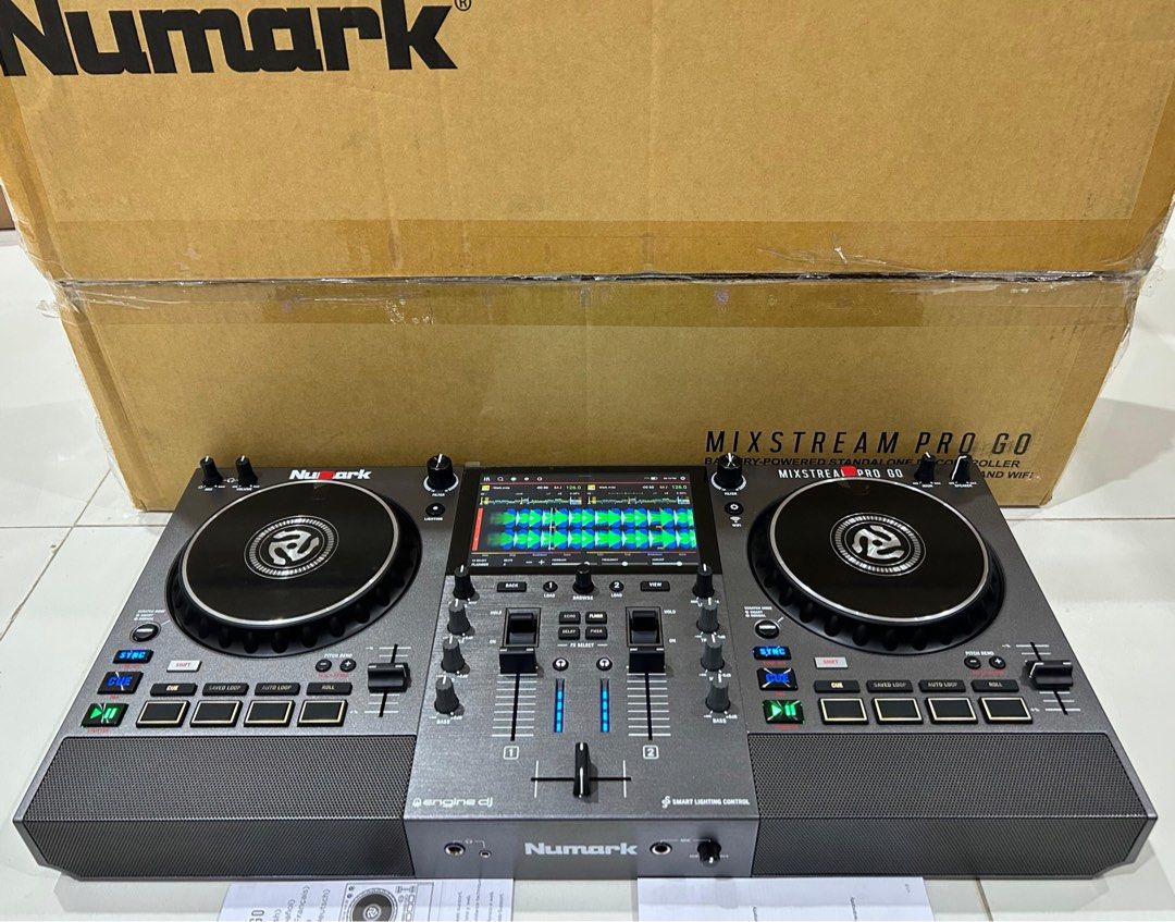 Alat Numark Mixstream Pro Go Touchscreen Like New Fullset Box Original ...
