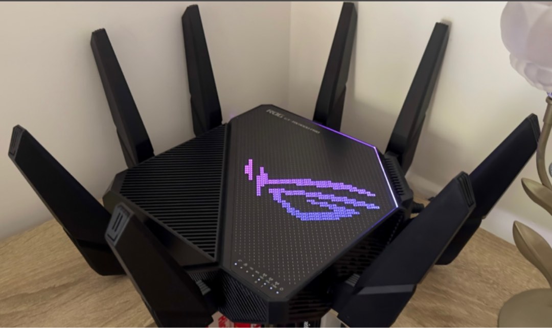 ASUS ROG Rapture GT-AXE11000 Router, Computers & Tech, Parts ...