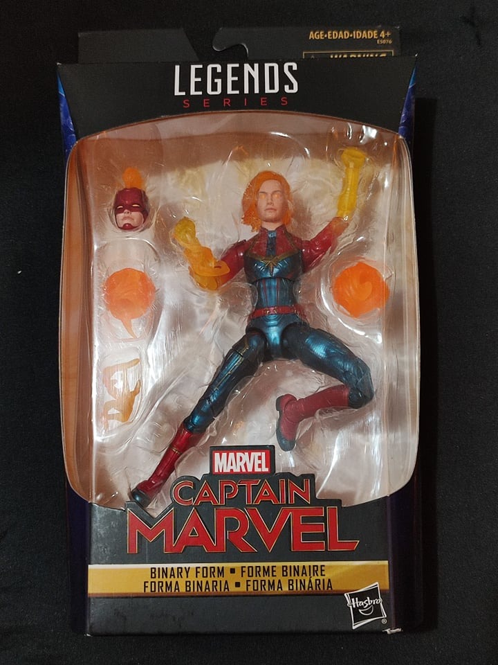 BINARY CAPTAIN MARVEL, sealed - Exclusive Marvel Legends MCU, Hobbies ...
