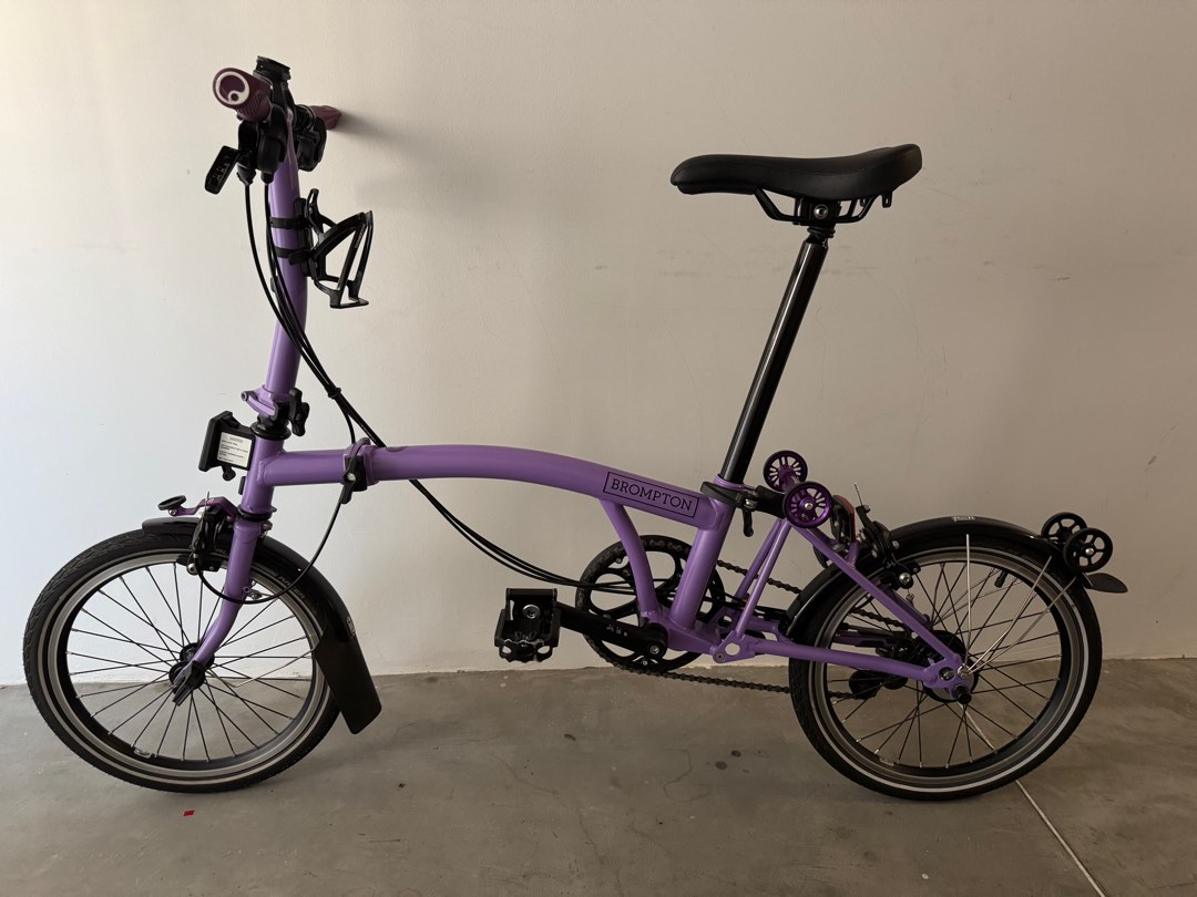 Brompton C Line S6L (Pop Lilac - Seasonal Color), Sports Equipment ...