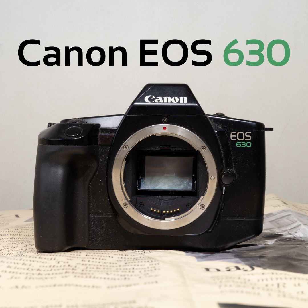 Canon EOS 630 w/ Quartz Date Back E, Photography, Cameras on Carousell