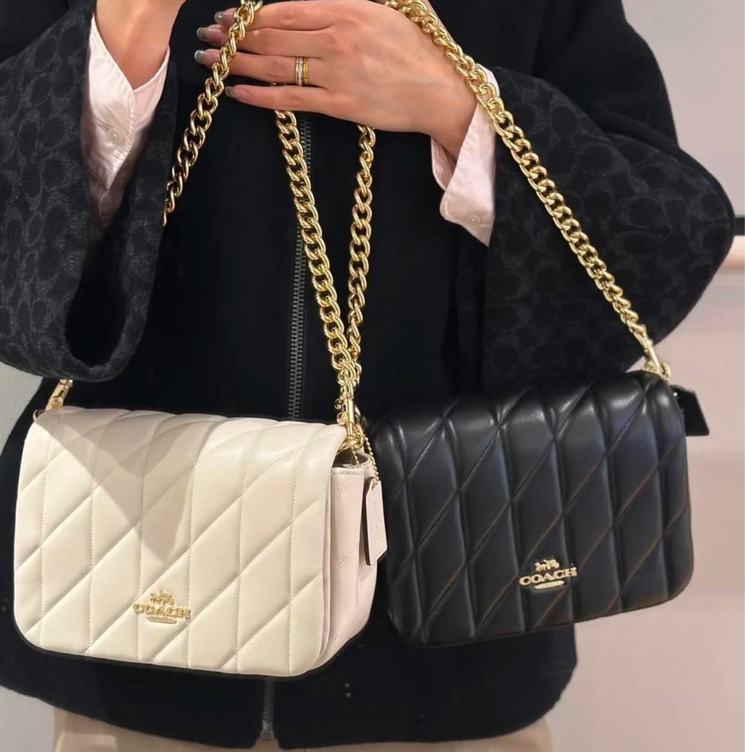 Coach Quilted Shoulder Bag, Women's Fashion, Bags & Wallets, Tote Bags ...