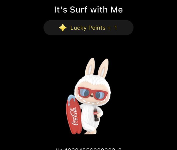 Coca-Cola Labubu “Surf with Me” Fully Sealed Unopened Box, Pop Mart ...