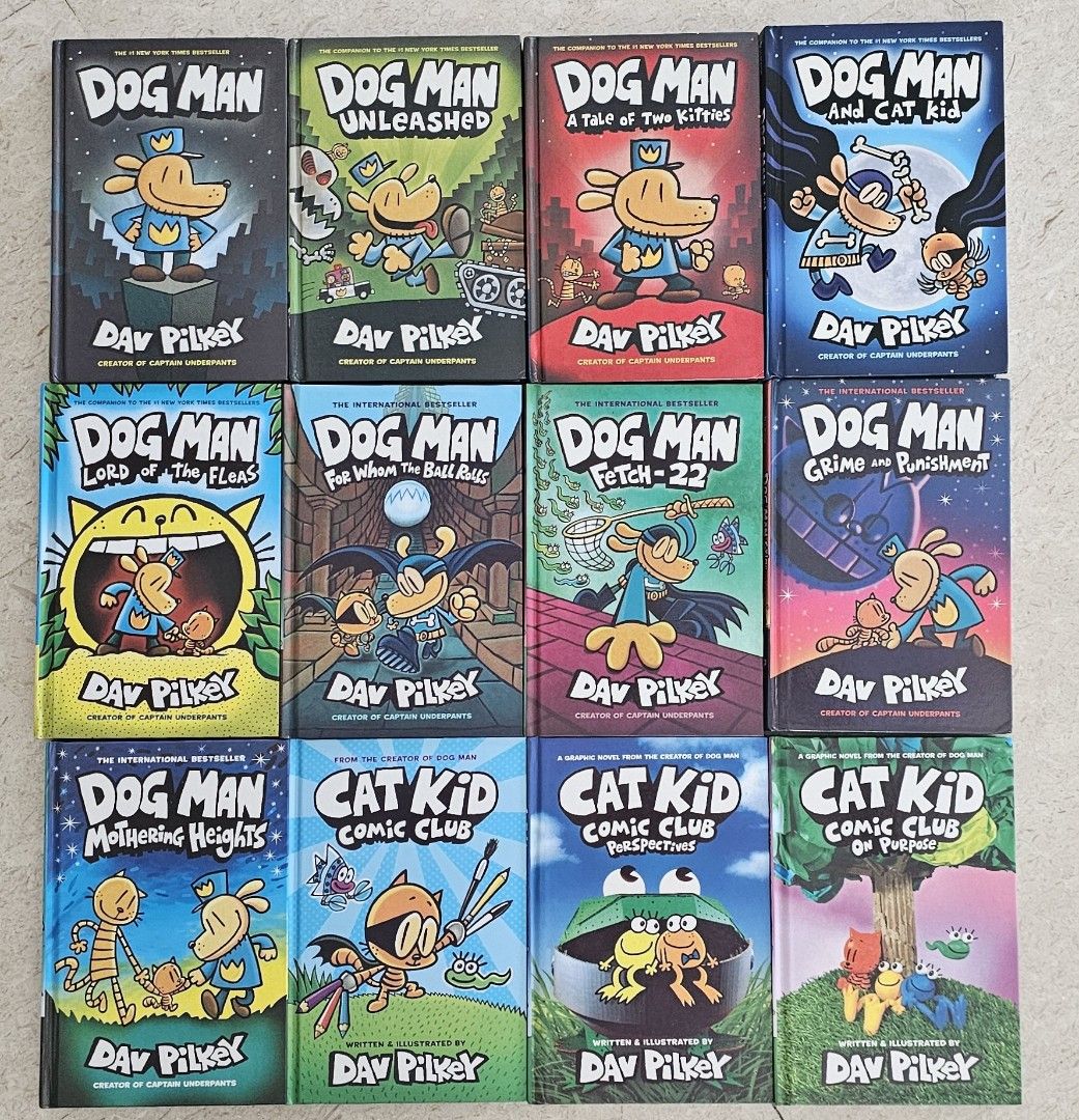 Dog Man and Cat Kid Book by Dav Pilkey, Hobbies & Toys, Books ...