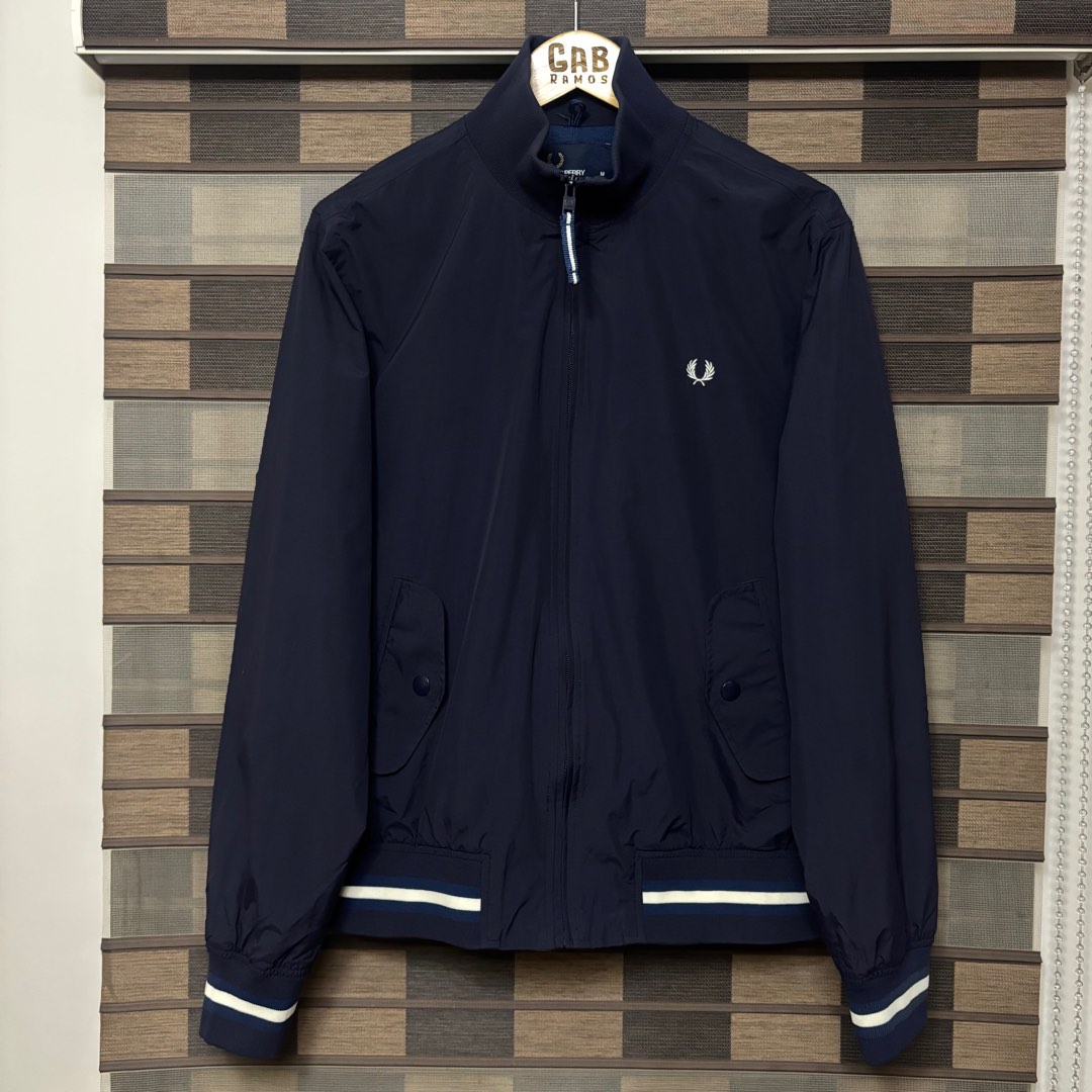 Fred Perry Brentham Tipped Jacket, Men's Fashion, Coats, Jackets and ...