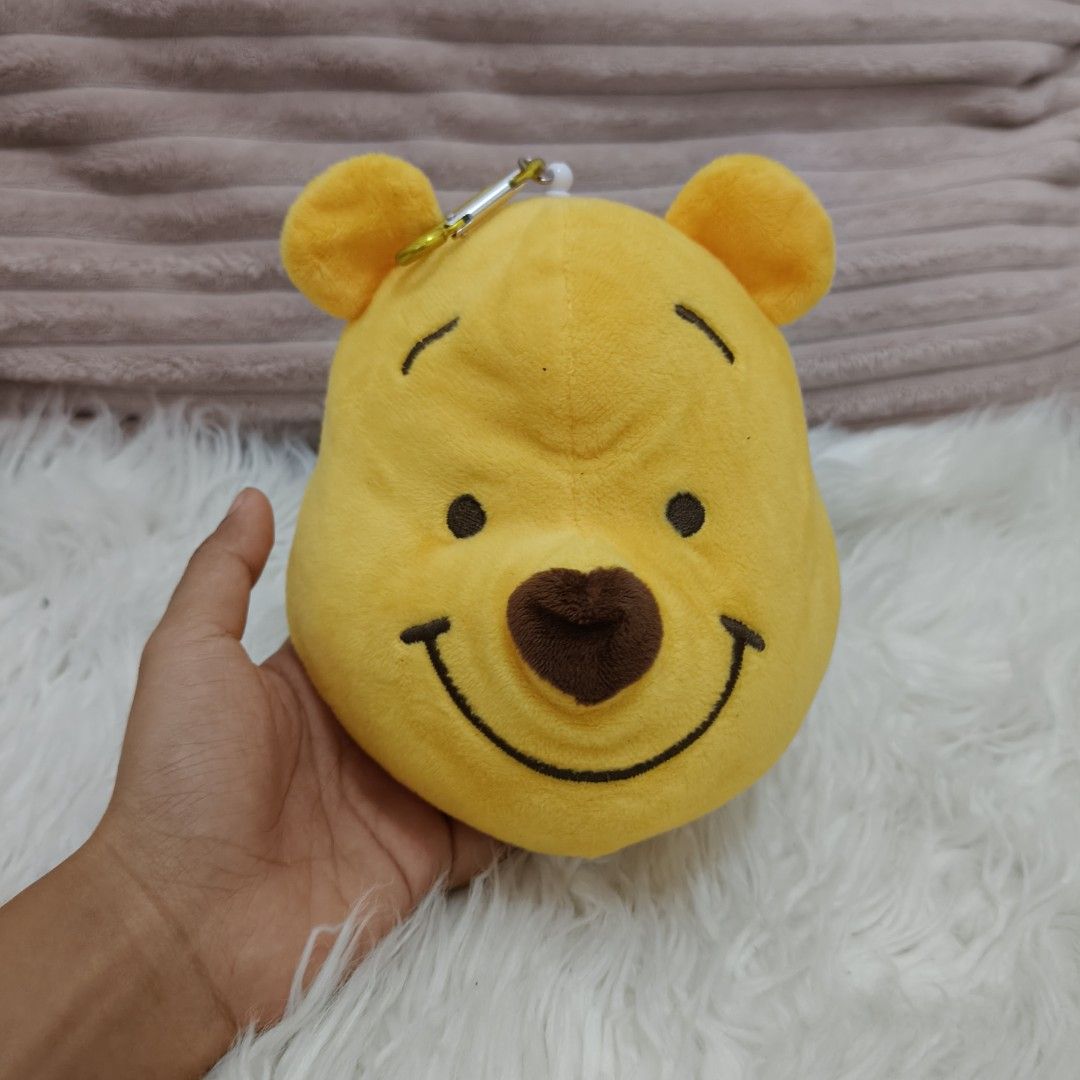 Ganci boneka koin Disney Winnie the Pooh lucu unik, Fesyen Wanita, Tas ...