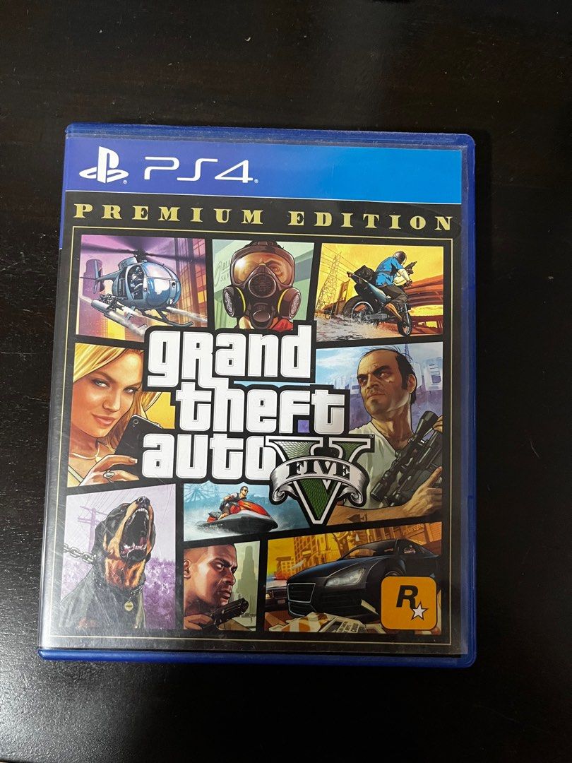 GTA V - Premium Edition for PS4, Video Gaming, Video Games, PlayStation ...
