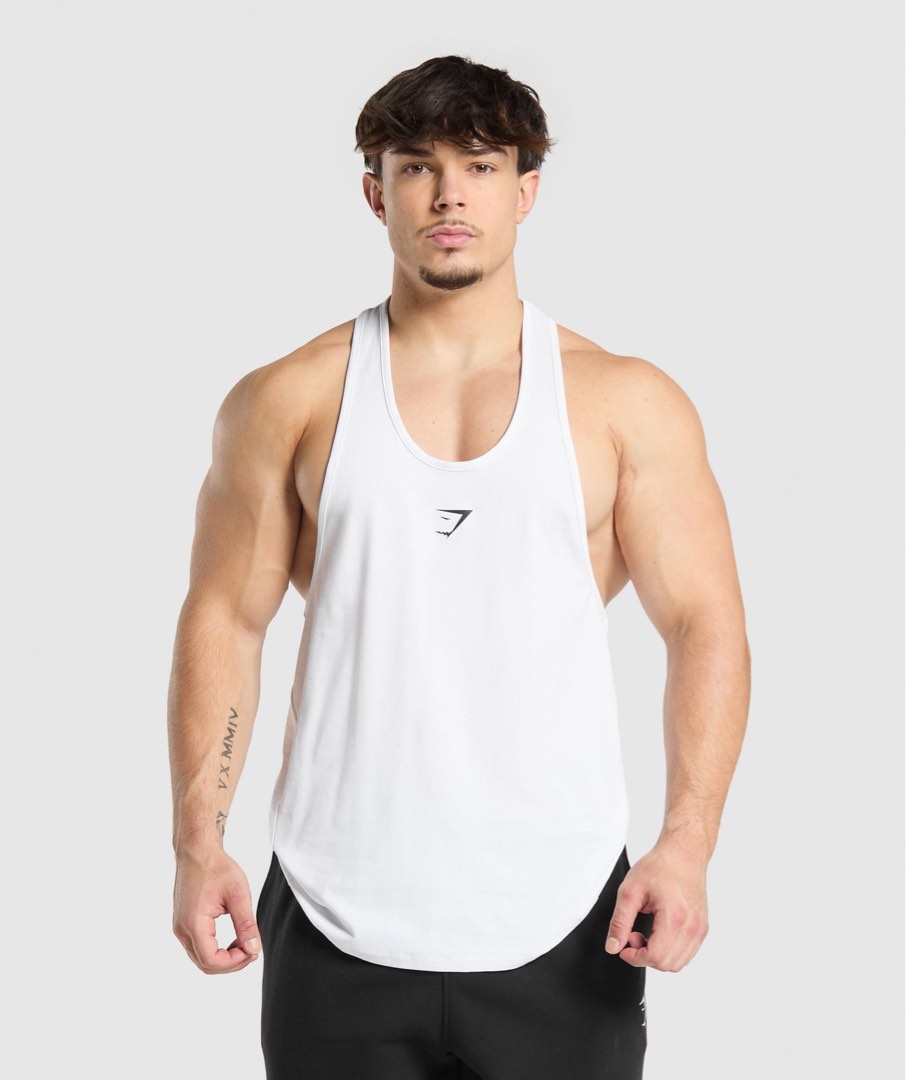 Gymshark stringer, Men's Fashion, Activewear on Carousell