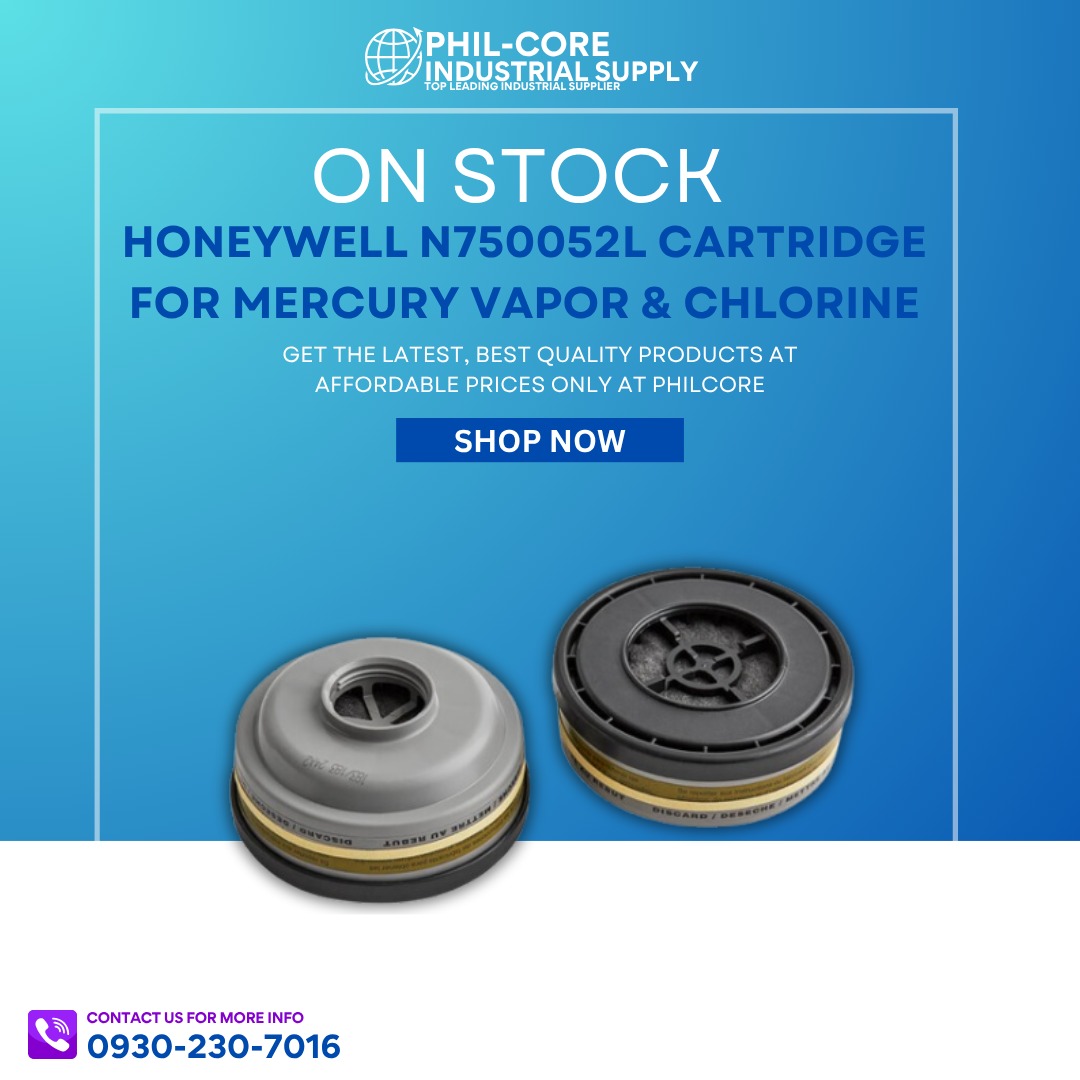 Honeywell N750052l Cartridge for Mercury Vapor & Chlorine, Protective ...