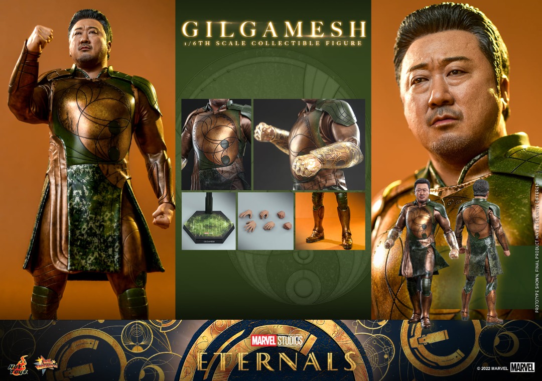 Hot Toys MMS637 Marvel Eternals Gilgamesh 1/6 Scale Figure, Hobbies ...