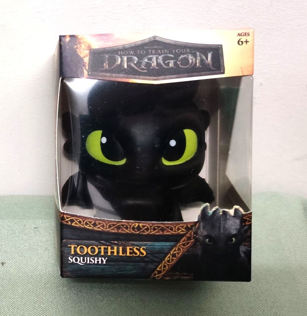 How to Train Your Dragon Toothless Squishy Toy movie, Hobbies & Toys ...