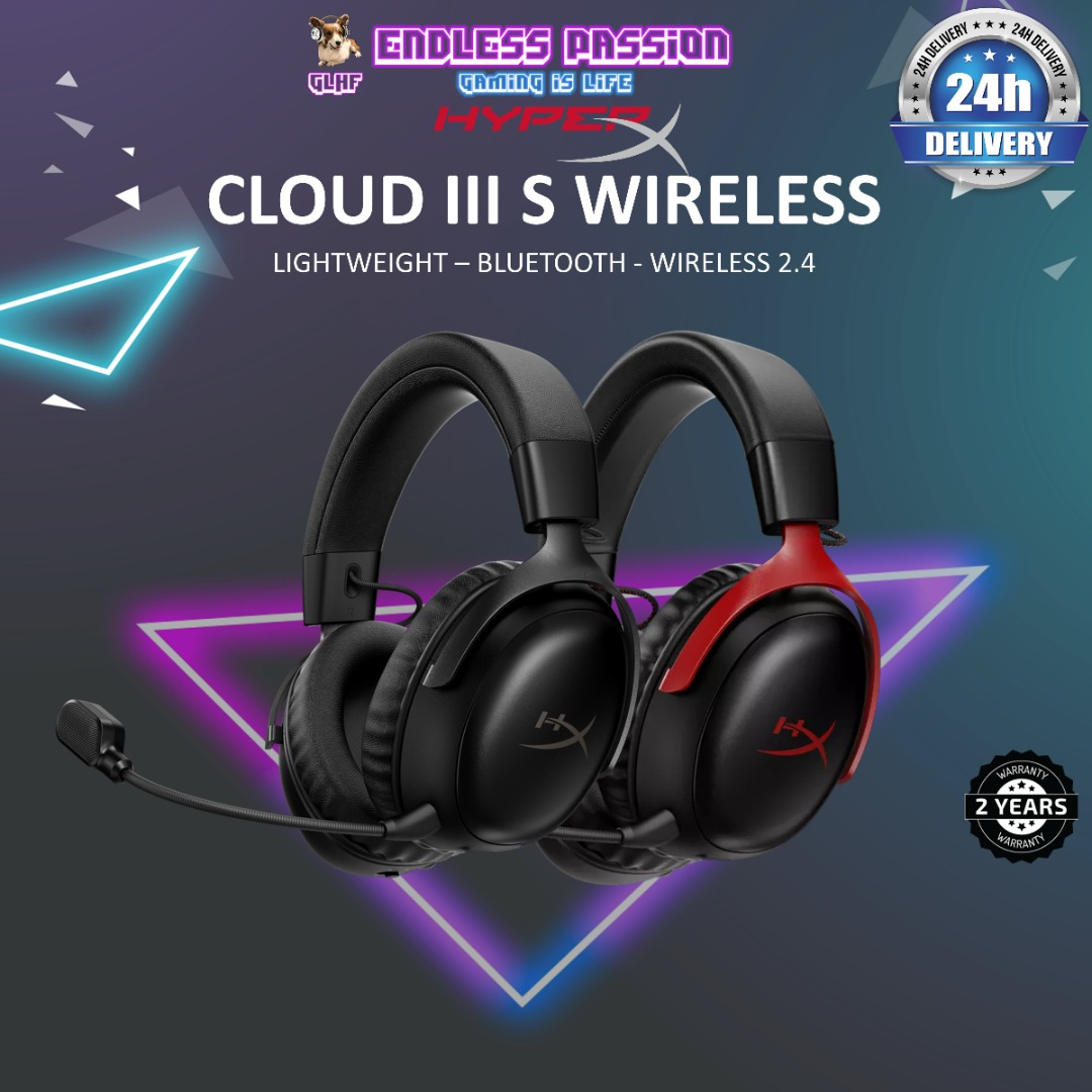 HyperX Cloud III S Wireless Gaming Headset, Audio, Headphones ...