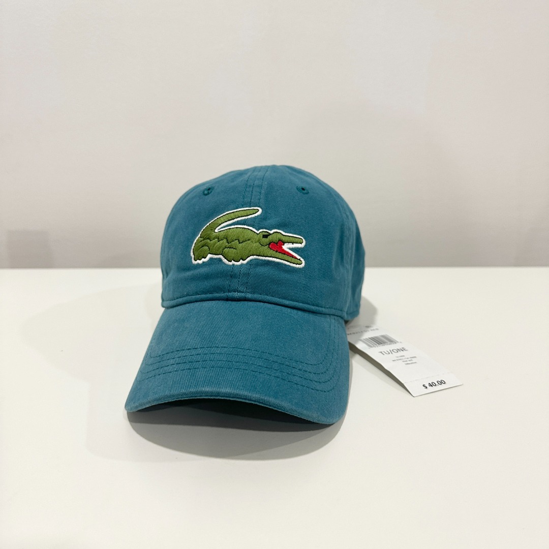 Lacoste Big Croc Twill Cap [Reef] [Authentic], Men's Fashion, Watches ...