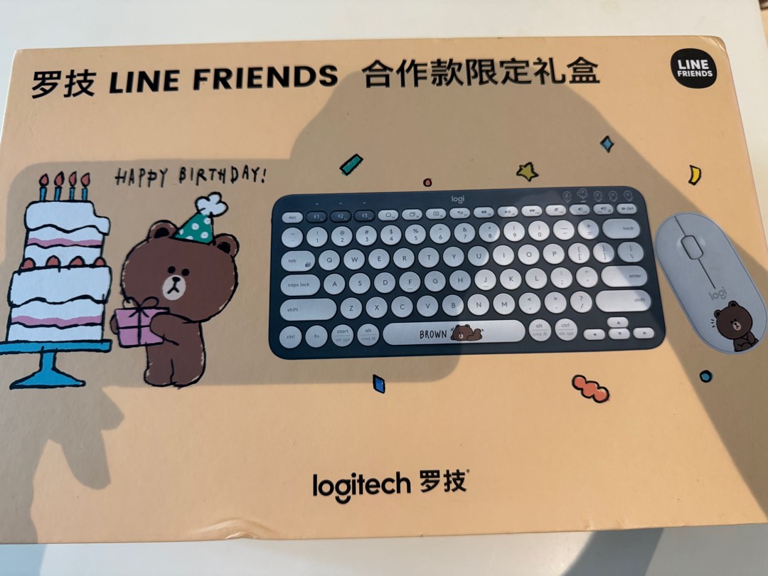 Logitech x LINE FRIENDS Wireless Keyboard and Mouse Set, Computers ...