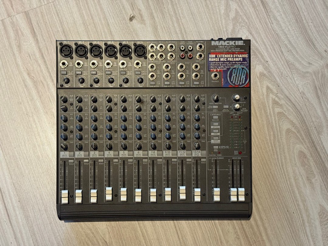 Mackie 1402-VLZ PRO 14-channel Mixer, 音響器材, 其他音響配件及設備 - Carousell