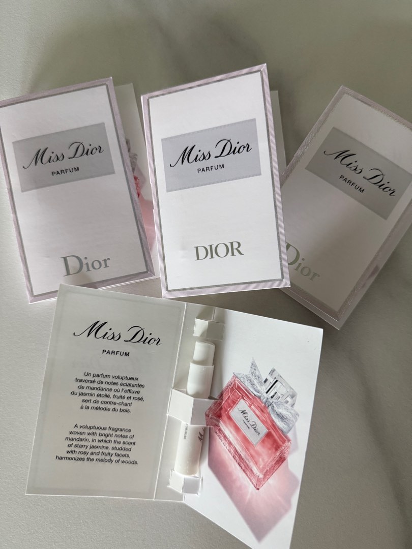 Miss Dior Parfum Sample, Beauty & Personal Care, Fragrance & Deodorants ...