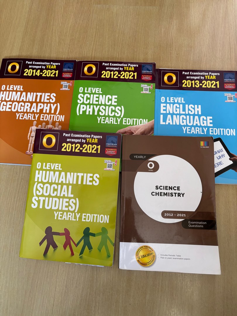 O Level Exam Papers (Various Subjects), Hobbies & Toys, Books ...
