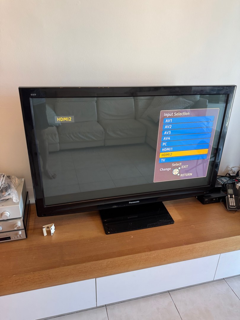 Panasonic Viera 50 inch TV, TV & Home Appliances, TV & Entertainment ...